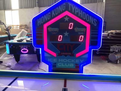 Cina Hockey d'aria all'interno Macchina arcade moneta operata Età 3 anni Mezza strada Divertimento emozionante Durable in vendita
