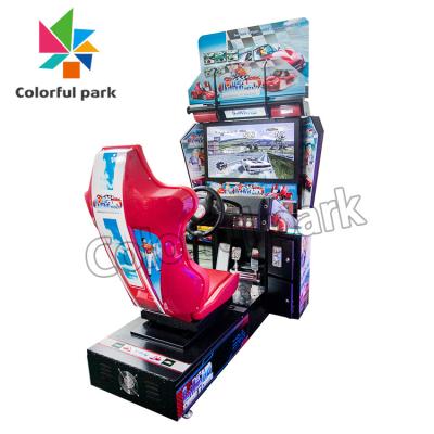 Cina Amusement Game Center Parco colorato Simulatore di corse di auto Macchina da gioco Macchina da corse di cavalli in vendita