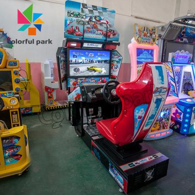 Cina Amusement Game Center Parco colorato Simulatore di corse di auto Macchina da gioco Macchina da corse di cavalli in vendita