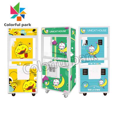 China EU Plug Colorful Park Coin Operated Game Machine Claw Machine Kit com certificado CE à venda