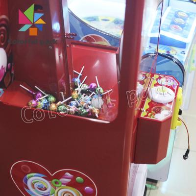 Cina Adatto per il centro giochi di divertimento Parco colorato macchina da vendite di caramelle a moneta in vendita