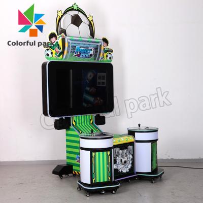 中国 81cm カラフルパーク 電子サッカー アークードゲームマシン 自動販売機 ビデオマシン 販売のため