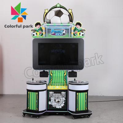 中国 81cm カラフルパーク 電子サッカー アークードゲームマシン 自動販売機 ビデオマシン 販売のため