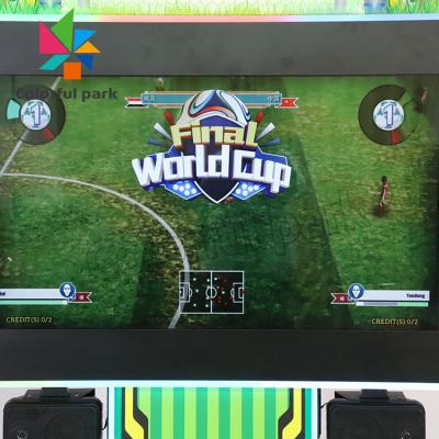 中国 81cm カラフルパーク 電子サッカー アークードゲームマシン 自動販売機 ビデオマシン 販売のため