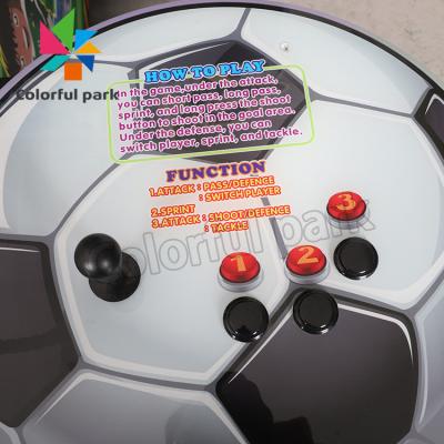 中国 81cm カラフルパーク 電子サッカー アークードゲームマシン 自動販売機 ビデオマシン 販売のため