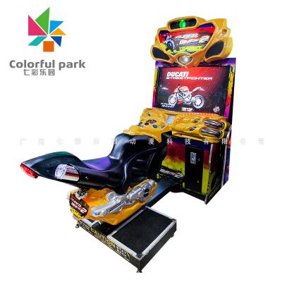 China CE-Zertifikat Farbiger Park FF Motor Spielautomat für Arcade-Rennen im Game Center zu verkaufen