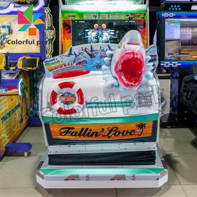 Cina Giochi a monete con operazione personalizzata e disegno colorato per sparare agli squali del parco in vendita