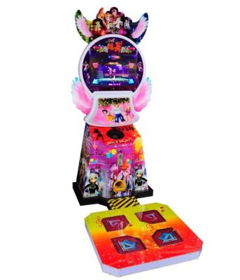中国 ゲームルームまたはショッピングモールのためのミニアーケードダンスマシン 2 席 キッドコイン操作ゲーム 販売のため