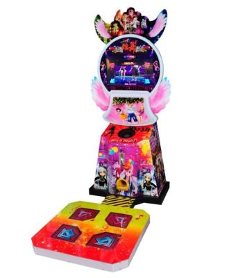 中国 ゲームルームまたはショッピングモールのためのミニアーケードダンスマシン 2 席 キッドコイン操作ゲーム 販売のため