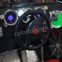 China Car Electronic Driving Simulator Racing Arcade Game Machine 150KG CE Certified for sale