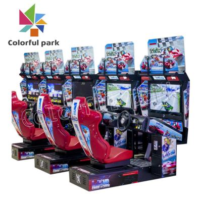 Cina Colorful Park India Coin Operated Car Racing Game Machine per il centro giochi di divertimento in vendita