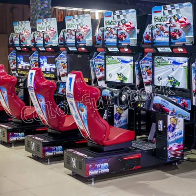 China Colorido Parque Índia Moeda Operado Car Racing Game Machine para Amusement Game Center à venda
