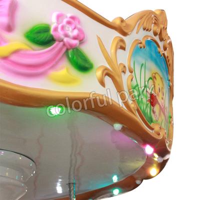 Cina Parco colorato 6 giocatori Carousel Kiddie Rolling Riding Arcade Game per il parco di divertimenti in vendita