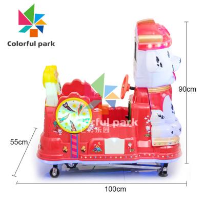 Cina Parco colorato per bambini Parco giochi Monete Push Macchine di gioco arcade con oscillazione elettronica della macchina in vendita