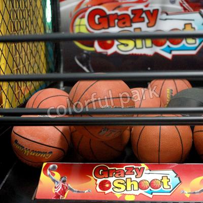 China Laat je vaardigheden los Munt bediende amusementsmachine voor basketballiefhebbers Te koop