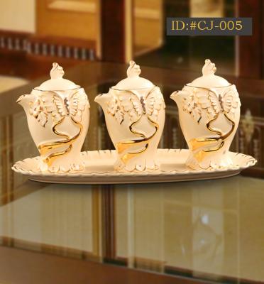 China L-D European style luxurious Creative ceramic oil pot（Housewarming gift） ID:#CJ-005 for sale