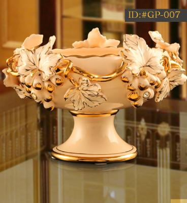 China L-D European style  ceramic  fruit tray ID:#GP-007 for sale