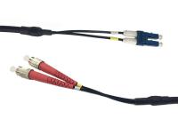 China 4.8mm Single Mode Duplex Fiber Optic Cable , LC UPC patch cord for sale