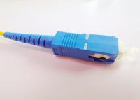 China LSZH 2.0mm Ftth Simplex Fiber Optic Patch Cord SC UPC for sale