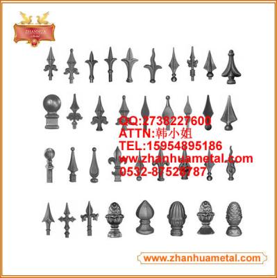 China ornamental spear for garden fence and gate,wrought iron spear,spear points,spearhead for sale