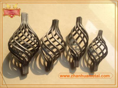 China ornamental wrought iron basket,welding wire basket. wrought iron basket for panel for sale