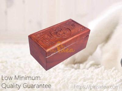 China Good Quality Luxury Rosewood Laser Cut Patterns Blank Wood Keepsake Urn Box,  Low MOQ, Quality Guarantee. for sale