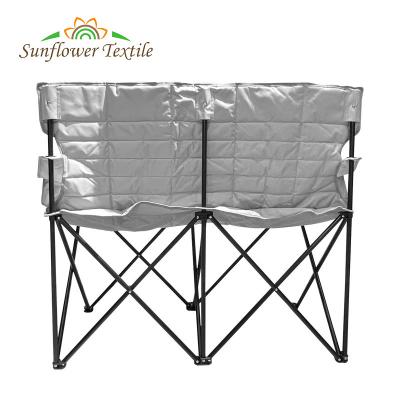 Cina sedia doppia all'aperto di campeggio del poliestere della sedia di campeggio di piegatura di 110x57x87cm 600D in vendita