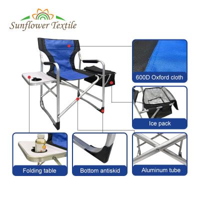 Cina Peso leggero di campeggio piegante di alluminio di direttore Chair 92*46*55cm per gli adulti in vendita