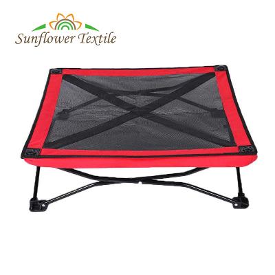 Cina poliestere all'aperto dell'ingranaggio dell'animale domestico di 62x62x15cm con il trampolino ricoprente del PVC ad intelaiatura d'acciaio in vendita