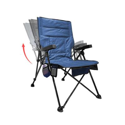 China Outdoor Portable Camping Chair Picnic Recliner Foldable Aluminum 55*72*101cm for sale
