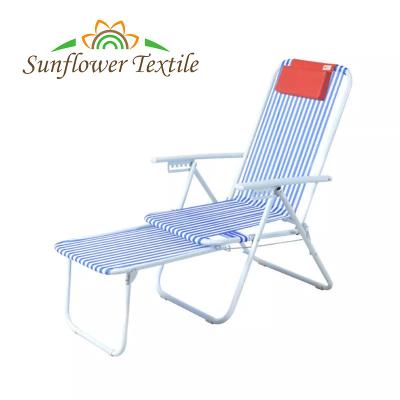 Cina Sedia di spiaggia staccabile piegante del portatile della sedia di salotto della spiaggia del metallo 160x45x56cm in vendita