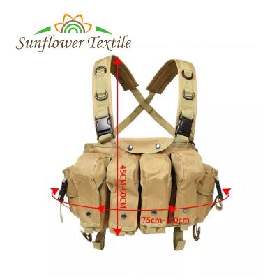 Cina Dimensione tattica di campeggio di nylon di Rig Magazine Pouches Vest Adjustable del petto in vendita