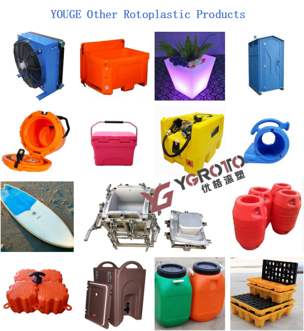 PE Rotomolding Cold Bucket Waterproof Rotational Tool Box UV Proof Custom Color 8