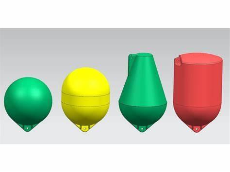 Aluminium Rotomould Factory Pipe Float Rotomolding Floating Pontoon Bridge Custom Marine Navigation Buoys 0