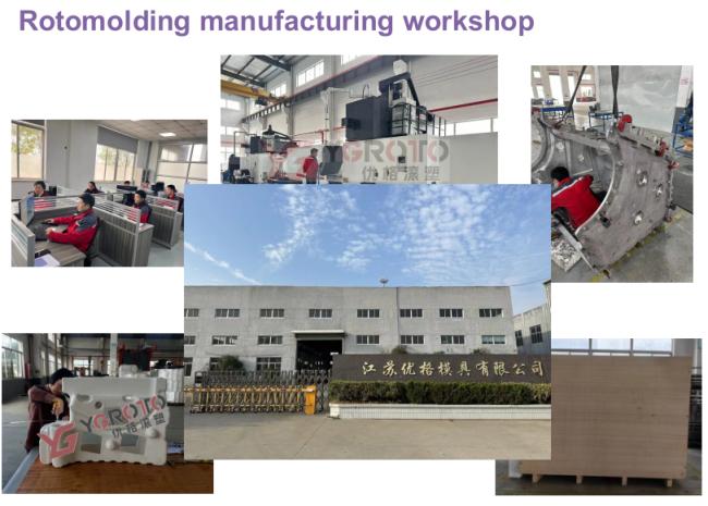 Aluminium Rotational Mold in production