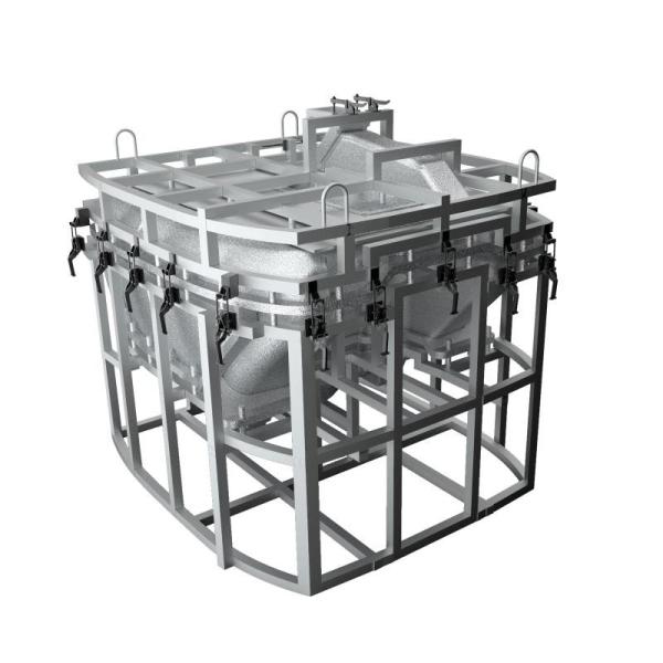 Quality OEM Rotational Molds Multipurpose Snap On Lid Rota Moulding Tanks Stackable for sale