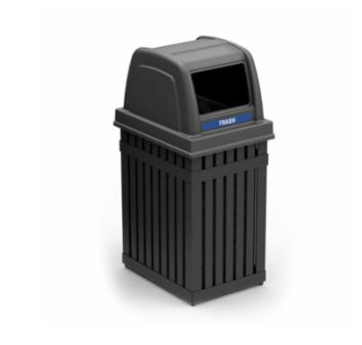 China Rotational Molding Products Fashion outdoor trash can plastic sanitation trash can rotoplastic mold for sale