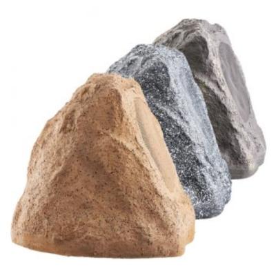 China Roto Mould Waterproof Outdoor Rock Speakers Bionic Stone With Realistic Colours for sale