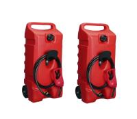 China Custom Plastic Fuel Tank with Wheeled Design - 100 Piece MOQ, 30 Day Delivery, UV & Corrosion Resistant for sale