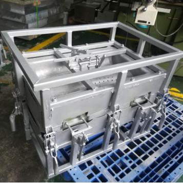 Quality Custom Silver Aluminum Rotomolding Mould for Durable Rotary Molding for sale