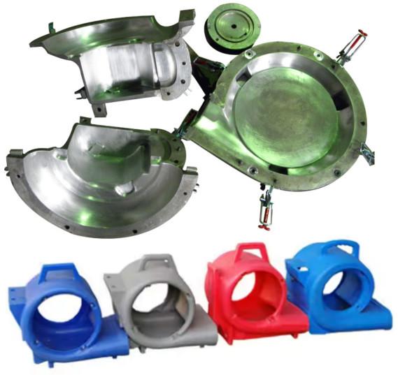 Quality Custom Rotational Molding Aluminium Air Blower Casing UV and Solid and Fall for sale