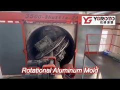 YOUGE Customized Rotomolding Outdoor LED Lighting Molds Aluminum Roto Molded Vase Furniture