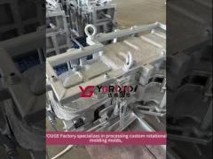 Moldura de rotação personalizada Alumínio Blower Air Casing UV e Solid e Fallproof Ferramentas de rotomoulding OEM