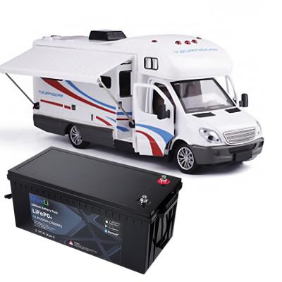 中国 MaxLi 12V 200Ah作り付けのスマートなBMSのセリウムROHSが付いている海洋RVのリチウム電池2560Wh LiFePO4電池 販売のため