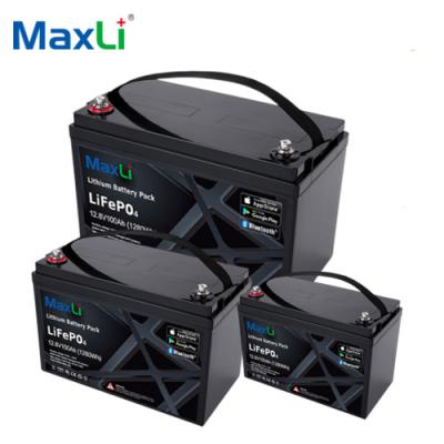 Cina batteria al litio solare di ora di 12.8V 100 Amper con le funzioni di LCD/Bluetooth/Heating in vendita