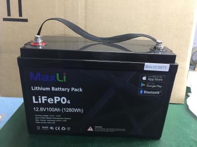 Cina batteria al litio solare di ora di 12.8V 100 Amper con le funzioni di LCD/Bluetooth/Heating in vendita
