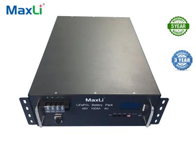 Cina La recinzione RS232/RS485 della batteria SPCC di IP12 48V 100Ah Lifepo4/PUÒ comunicazione del BUS in vendita