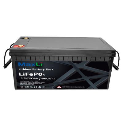 中国 スマートなBMSで造られる2560Wh Bluetooth RVのリチウム電池12V 200Ah LiFePO4電池IP65 販売のため