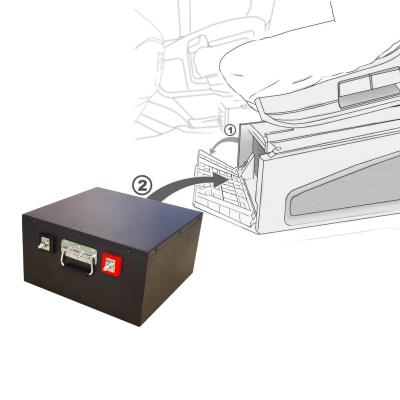 中国 キャラバンのためのスマートなBMSのリチウムLifepo4電池12.8V 150ああUnderseat電池 販売のため