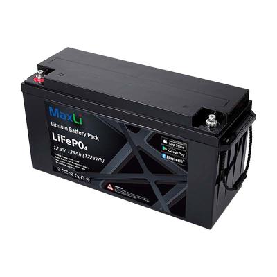 Cina recinzione pura IP56 dell'ABS dei cicli della batteria al litio 3000 di 12V 135Ah Bluetooth in vendita